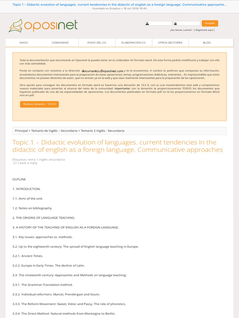 1-Topic 1 - Didactic Evolution of Languages. Current Tendencies in The ...