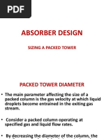 Packed Column Design Overview | PDF | Distillation | Pressure
