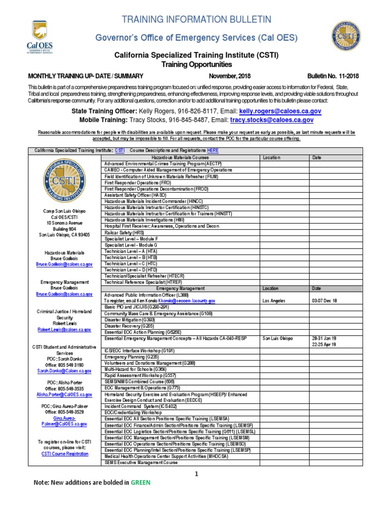 Training Bulletin | PDF | Emergency Management | Improvised Explosive ...