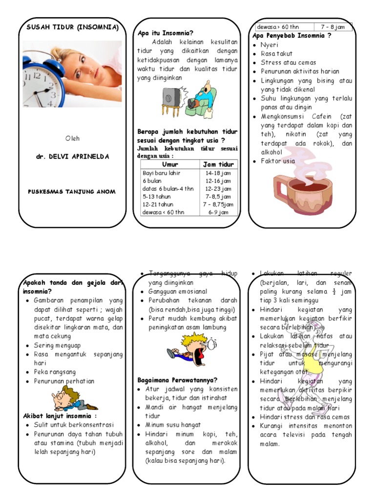 Leaflet Insomnia | PDF