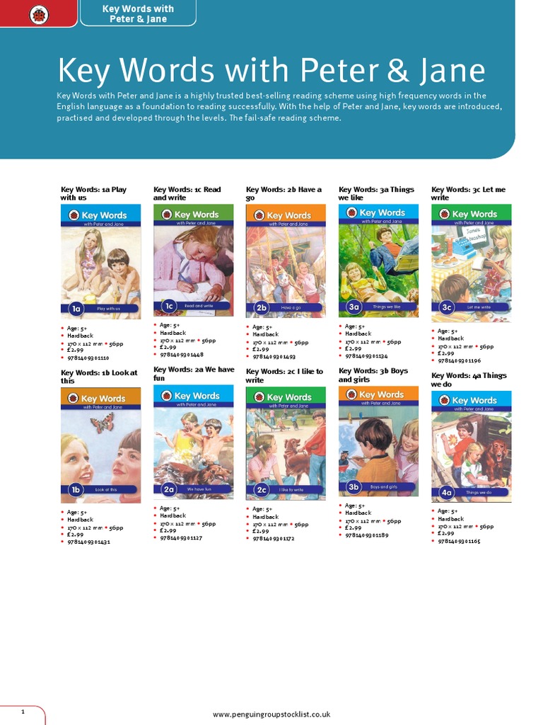 Key Words With Peter Jane PDF | PDF