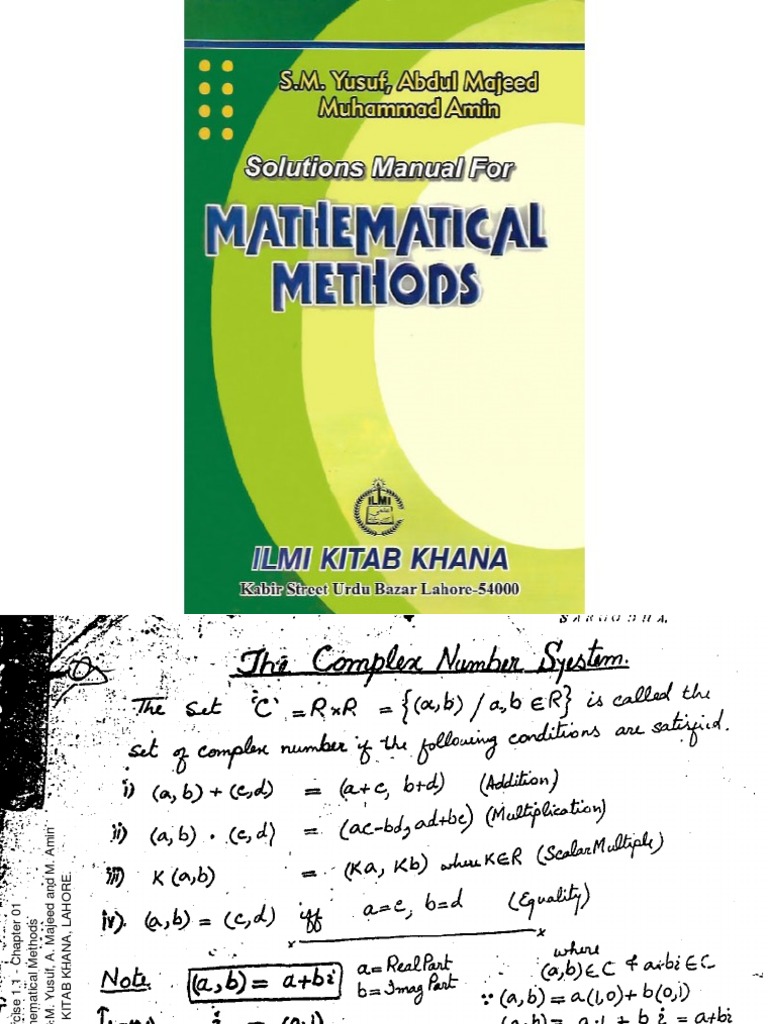 Mathematical Methods Solution Manual by SM Yousaf PDF | PDF