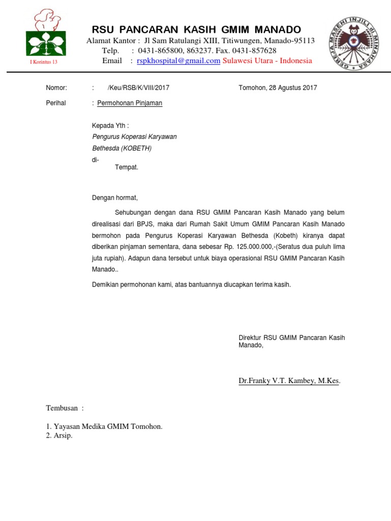 Draft Surat RSPK | PDF | Indonesia