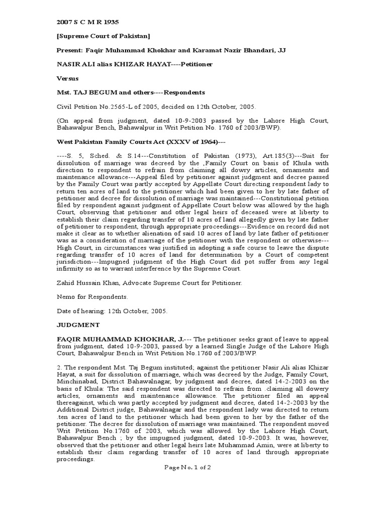Appeal Against Family Court Judgment | PDF | Judgment (Law) | Lawsuit