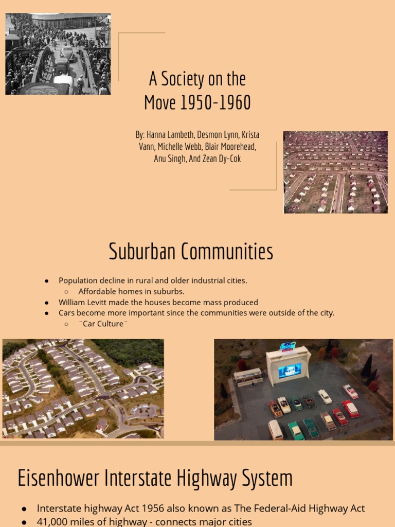 A Society On The Move | PDF | Suburb | Employment