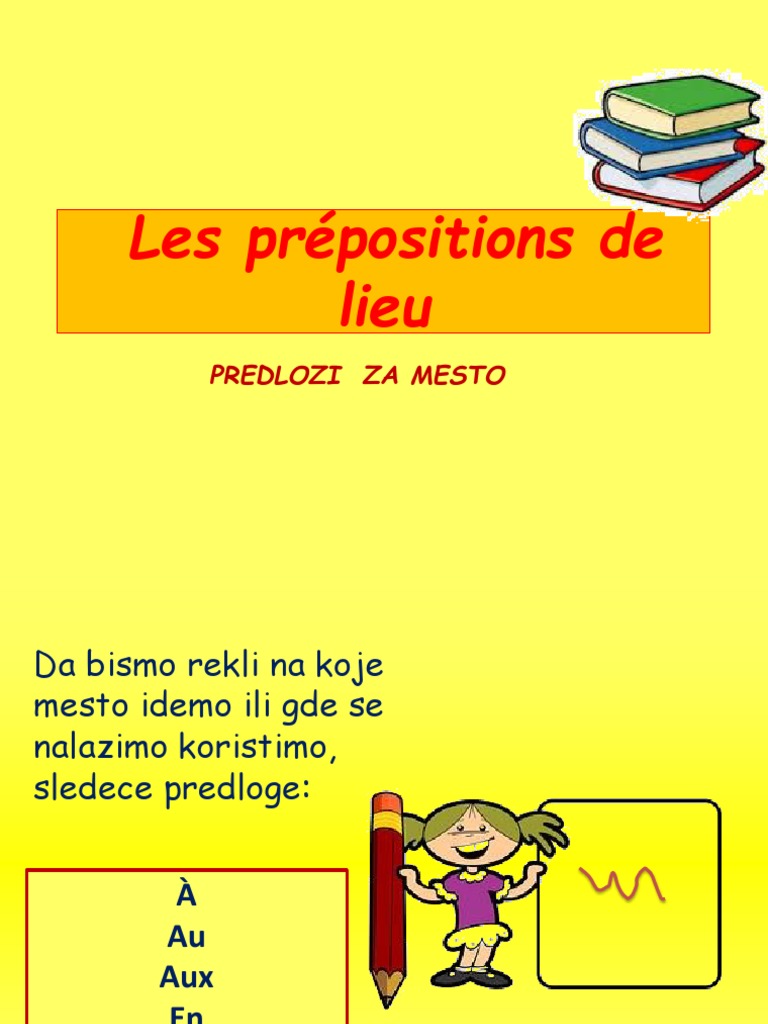 Les Prepositions de Lieu | PDF
