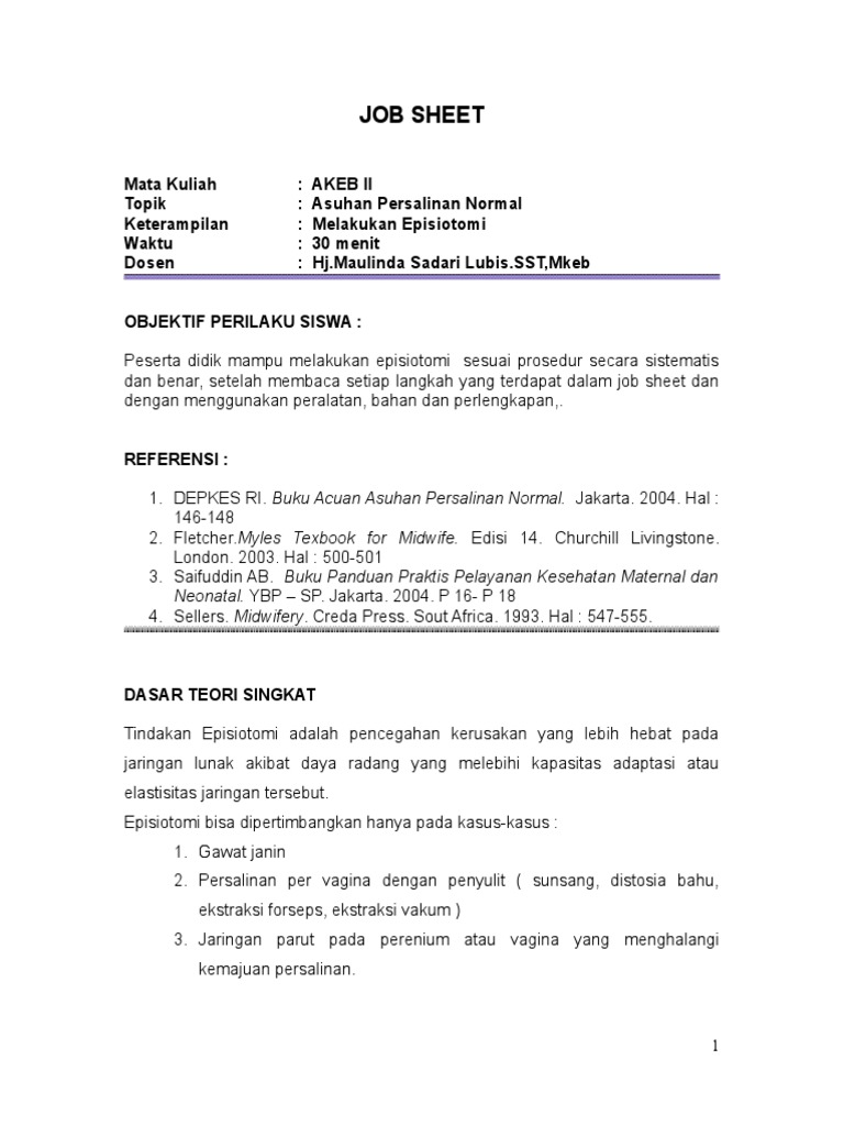 Contoh Handout | PDF