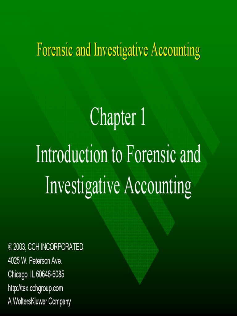 Introduction To Forensic and Investigative Accounting | Download Free ...