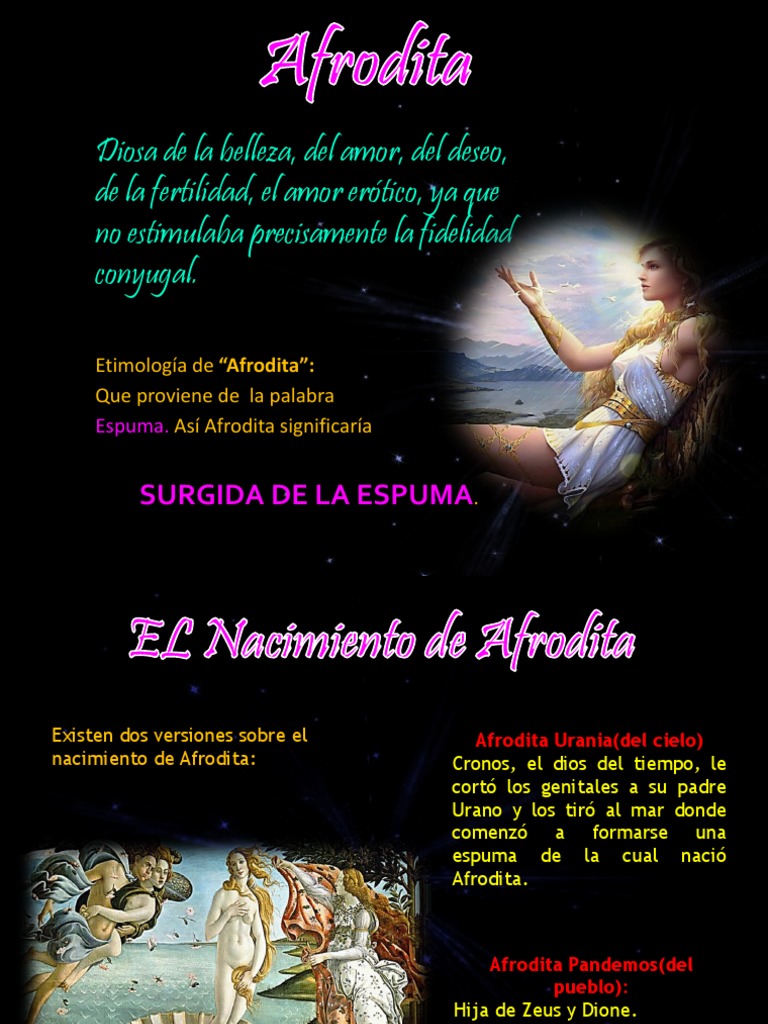 Afrodita: La diosa griega del amor, la belleza y la fertilidad | PDF ...