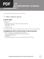Cambridge Checkpoint Science 8 Workbook - 1661001748 | PDF
