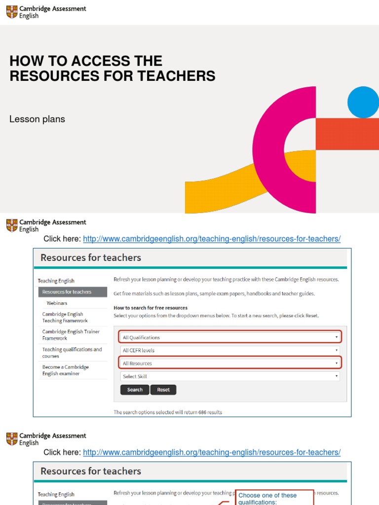 Access Teacher Resources and Lesson Plans | PDF