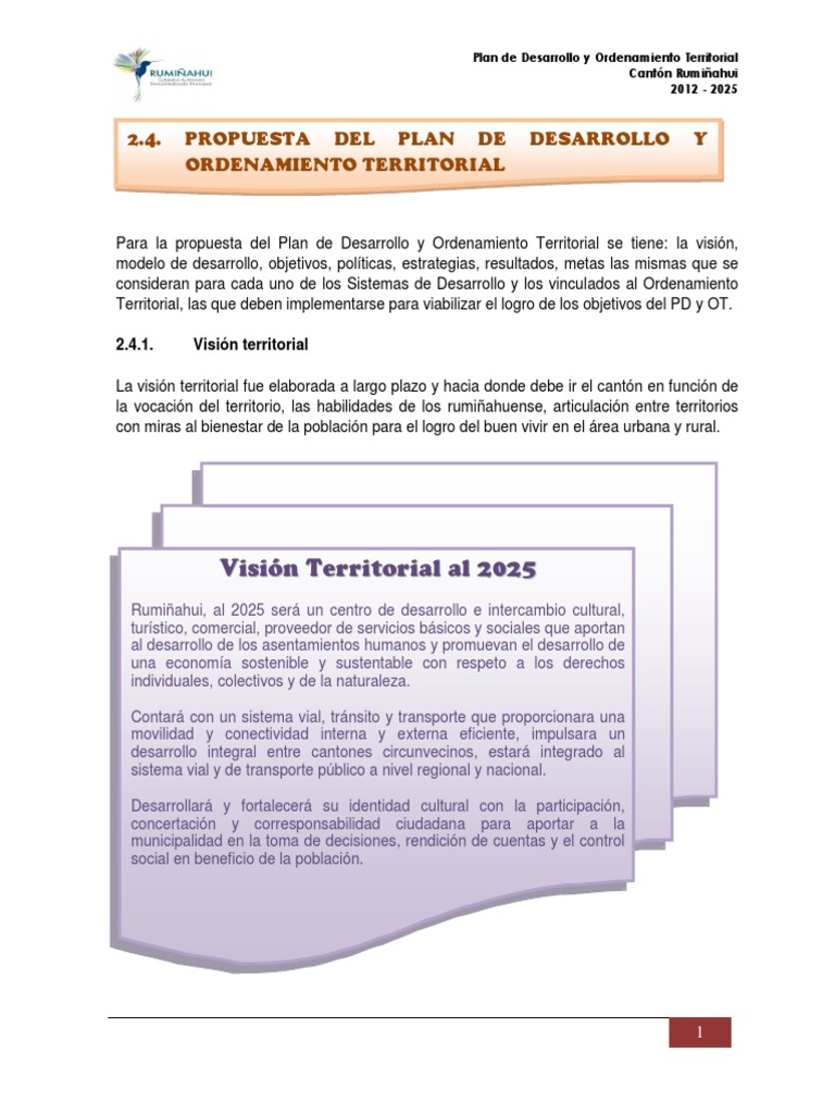 Plan de Desarrollo | PDF | Desarrollo sostenible | Mitigación del cambio climático