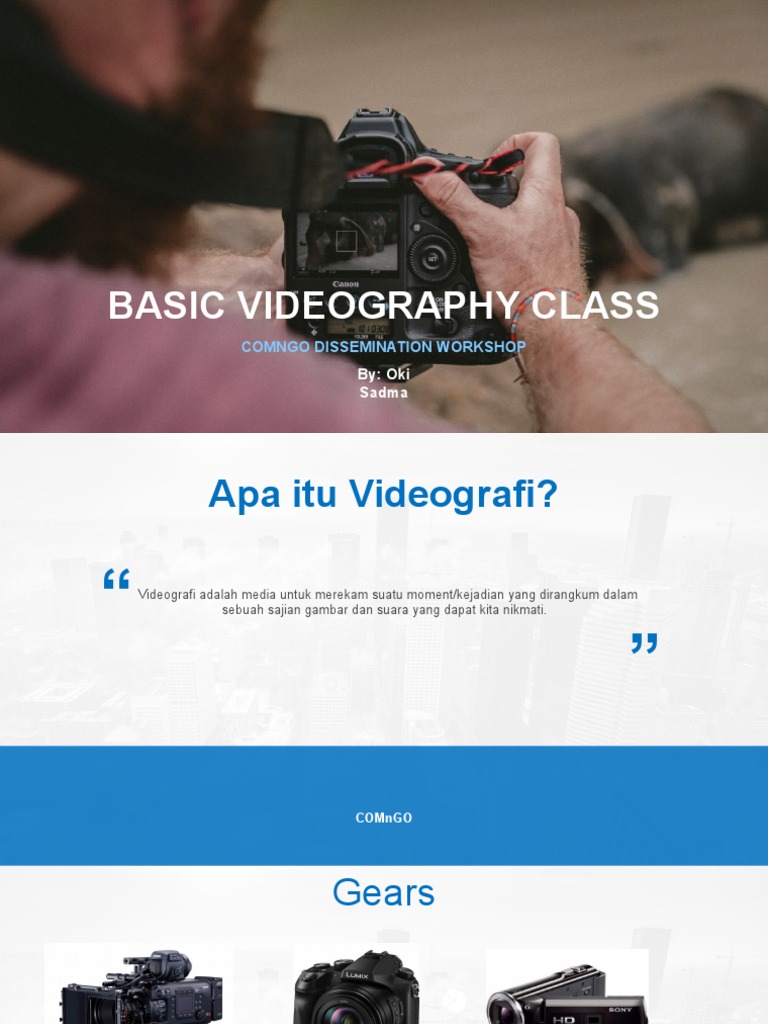 Videography Basics Workshop | PDF