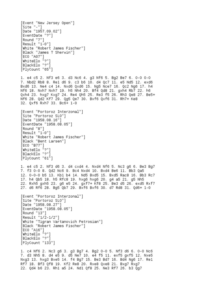 Mis 60 Mejores Partidas | PDF | Ajedrez | Teoría del ajedrez