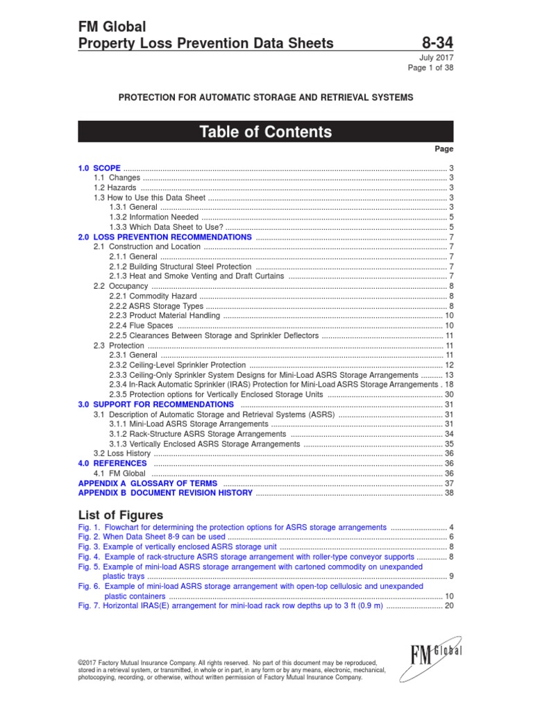 04 Fire Protection To FM Global Standards | PDF | Fire Sprinkler System ...