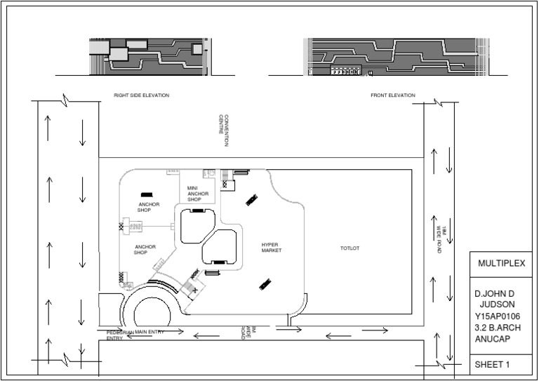 Multiplex Architectural Plan | PDF