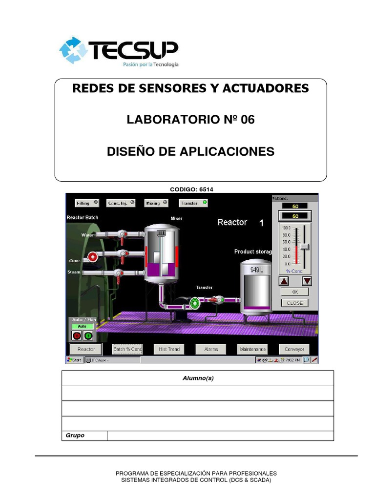 Lab 6 Dcs Scada | PDF | Scada | Electrical Engineering