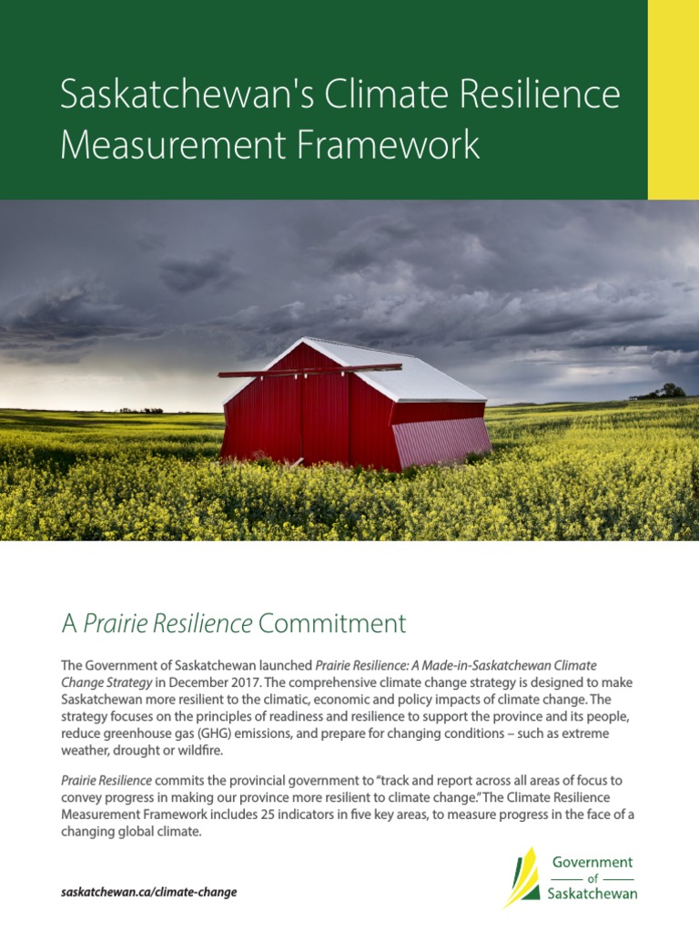 Saskatchewan's Climate Resilience Strategy | PDF | Climate Resilience ...