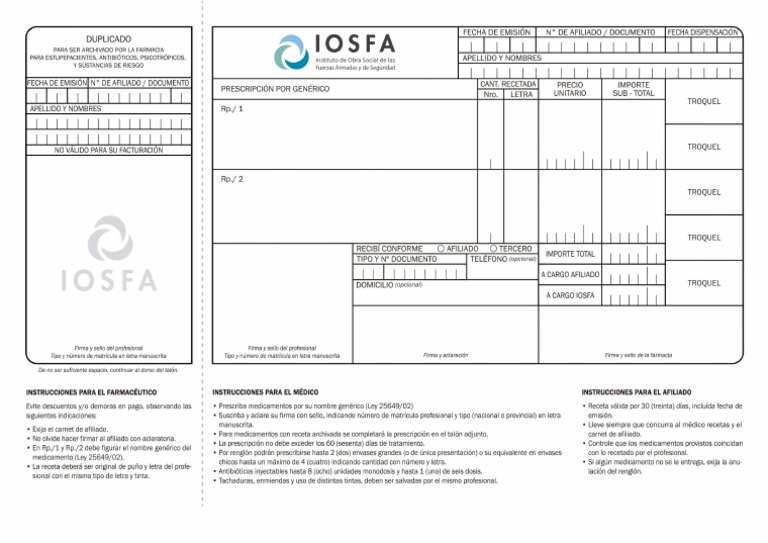IOSFA Recetario PDF | PDF