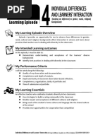 Part IV Development Plans of The IPCRF IPCRF DP | PDF | Pedagogy | Learning