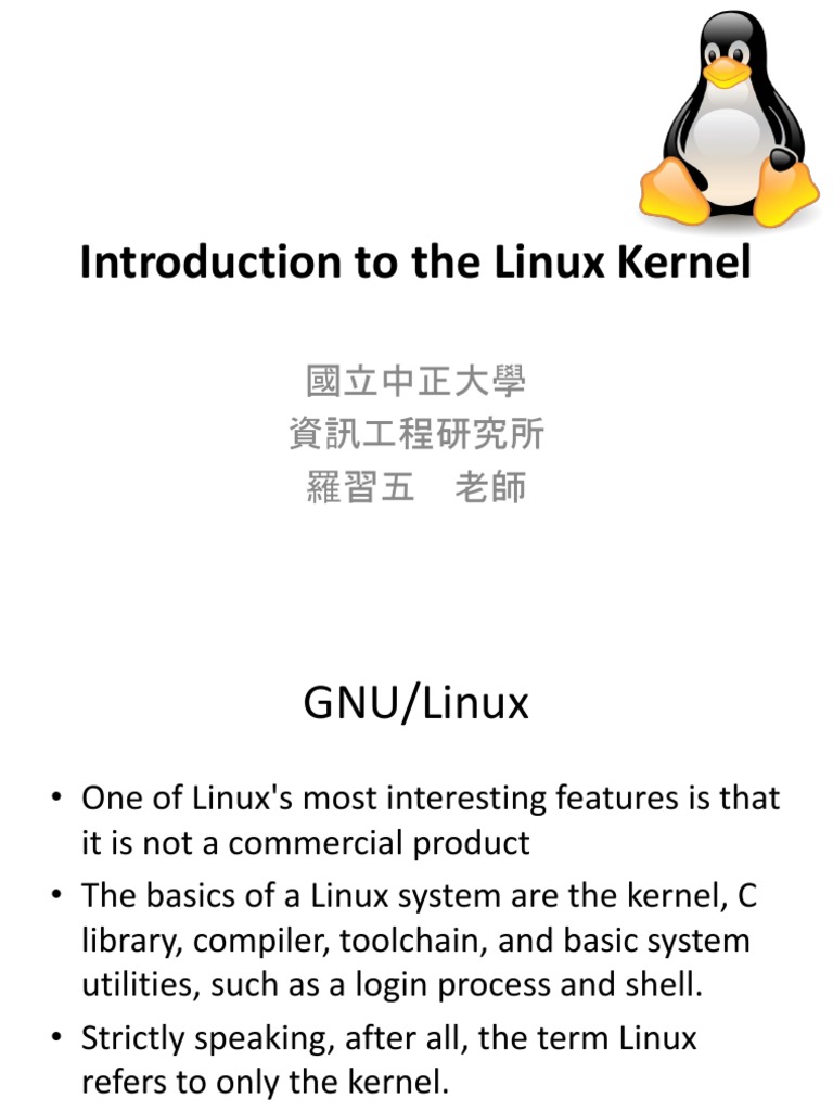 Linux Kernel Basics for CS Students | PDF | Kernel (Operating System ...