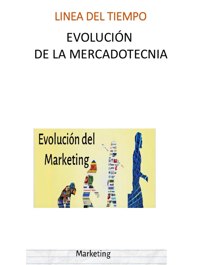 liNEA DE TIEMPO MARKETING EVOLUCION | Mercado (economía) | Marketing