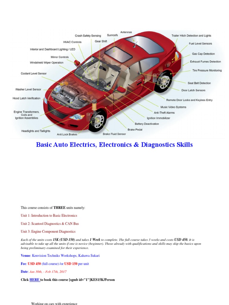 Basic Auto Electrics I | PDF | Engines | Internal Combustion Engine