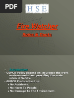 Fire Watch Training | PDF | Fires | Fire Safety