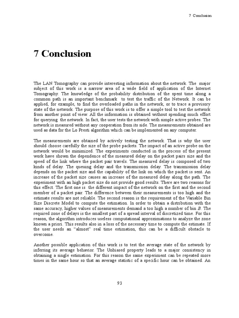 7 Conclusion | PDF | Computer Network | Computing