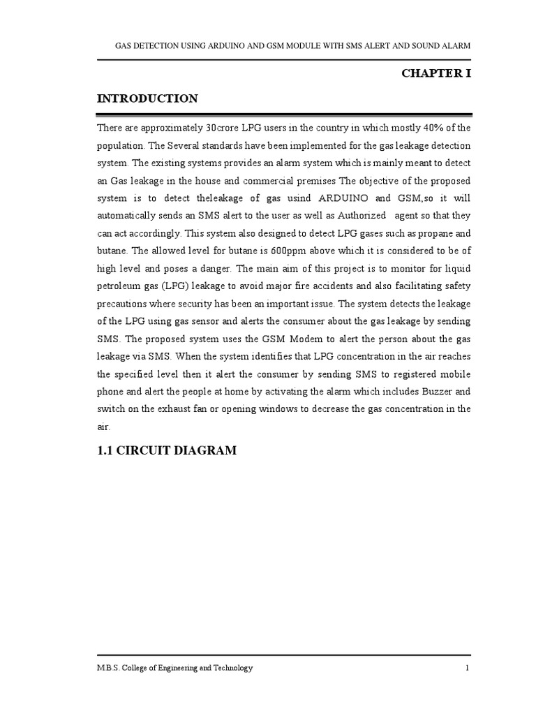 Gas Detection Project Final | PDF | Control Flow | General Packet Radio ...