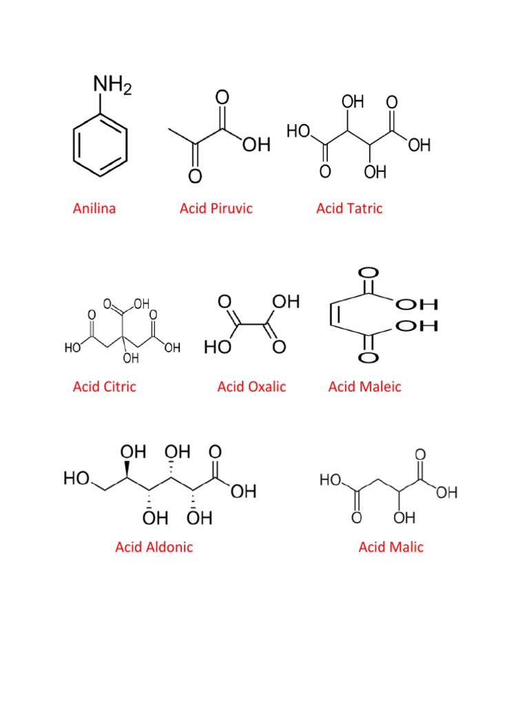 Formule Chimie Organică și Acizi | PDF