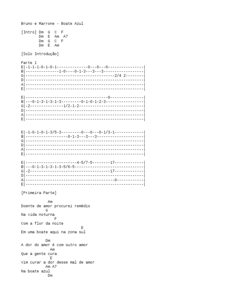 Boate Azul - Bruno e Marrone | PDF | Lazer