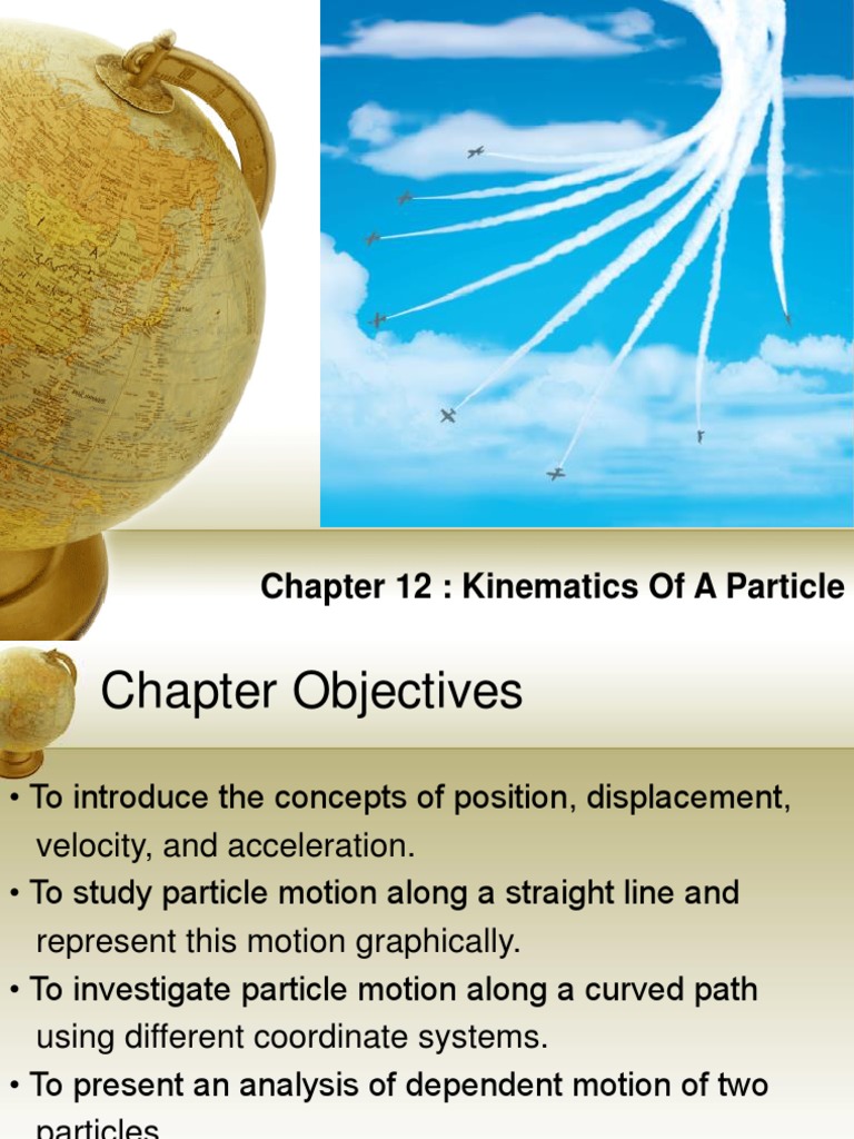 Chapter 12: Kinematics of A Particle | PDF | Kinematics | Euclidean Vector