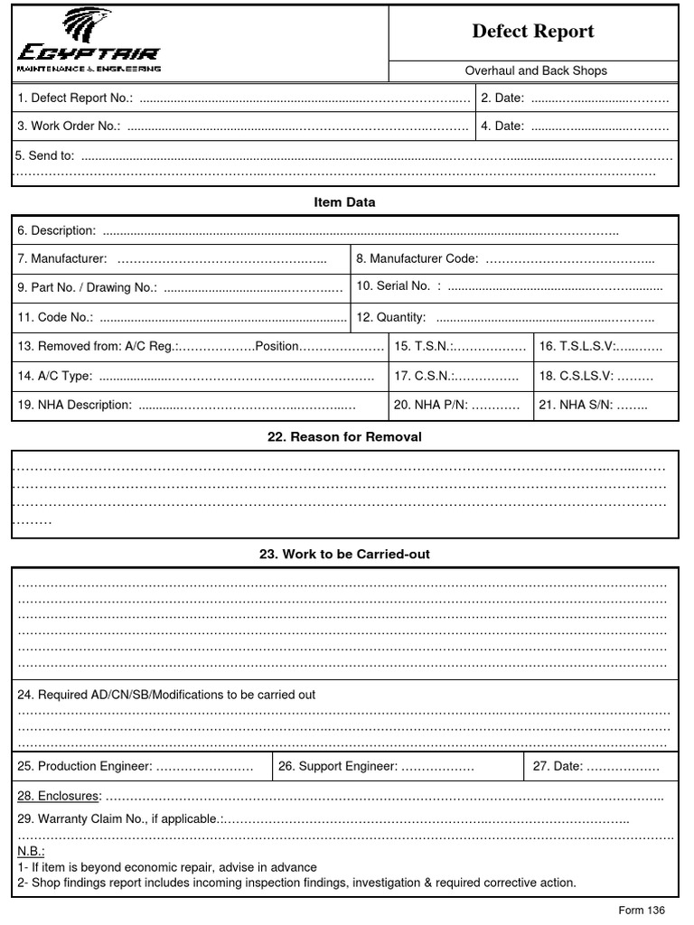 7 Defect Report | PDF | Business
