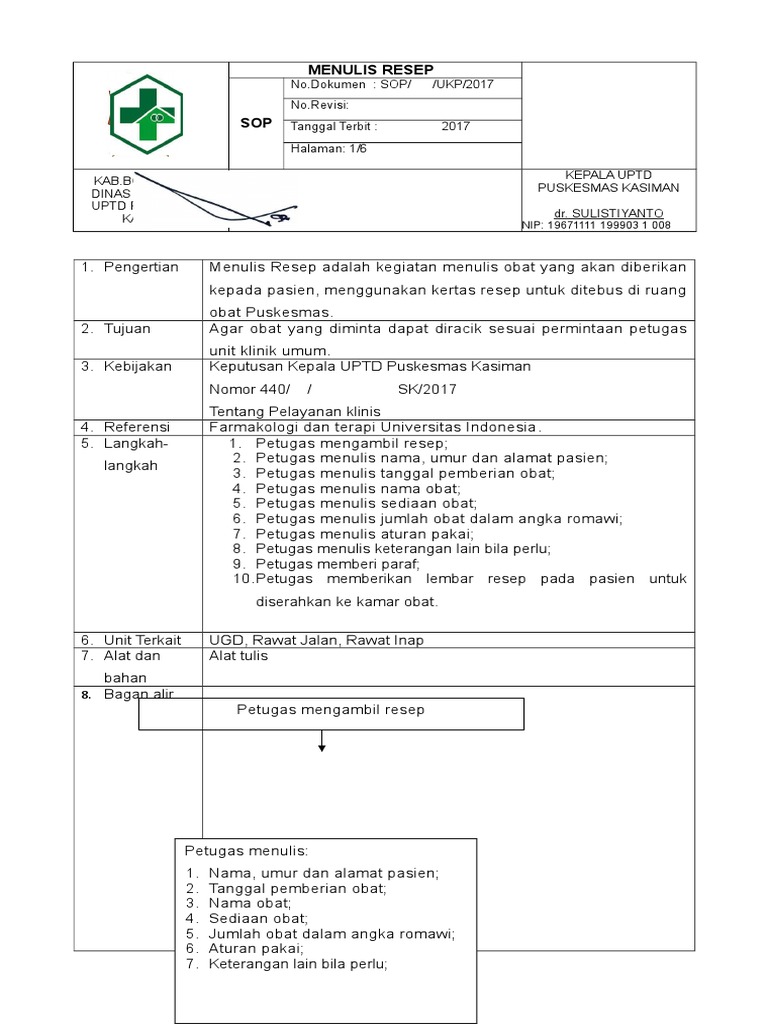 STANDARISASI PENULISAN RESEP OBAT DI PUSKESMAS | PDF