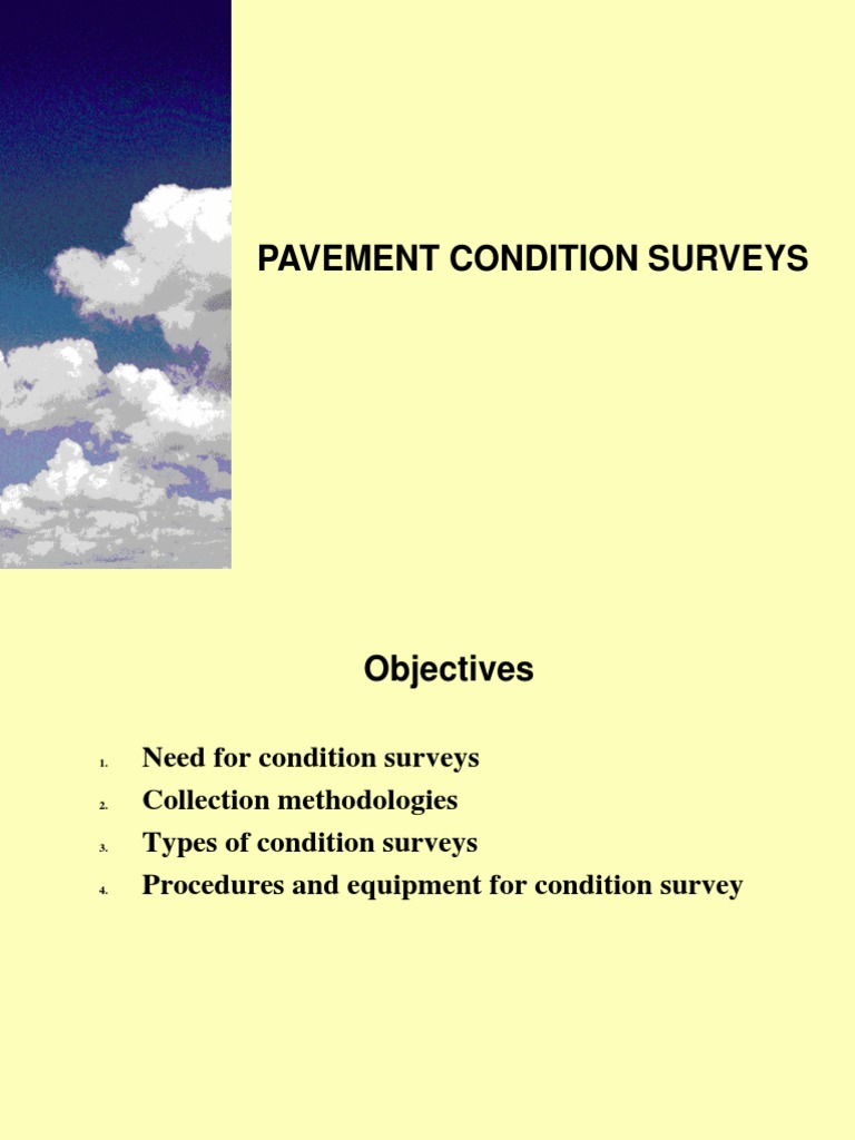 Pavement Condition Surveys | PDF | Road Surface | Road