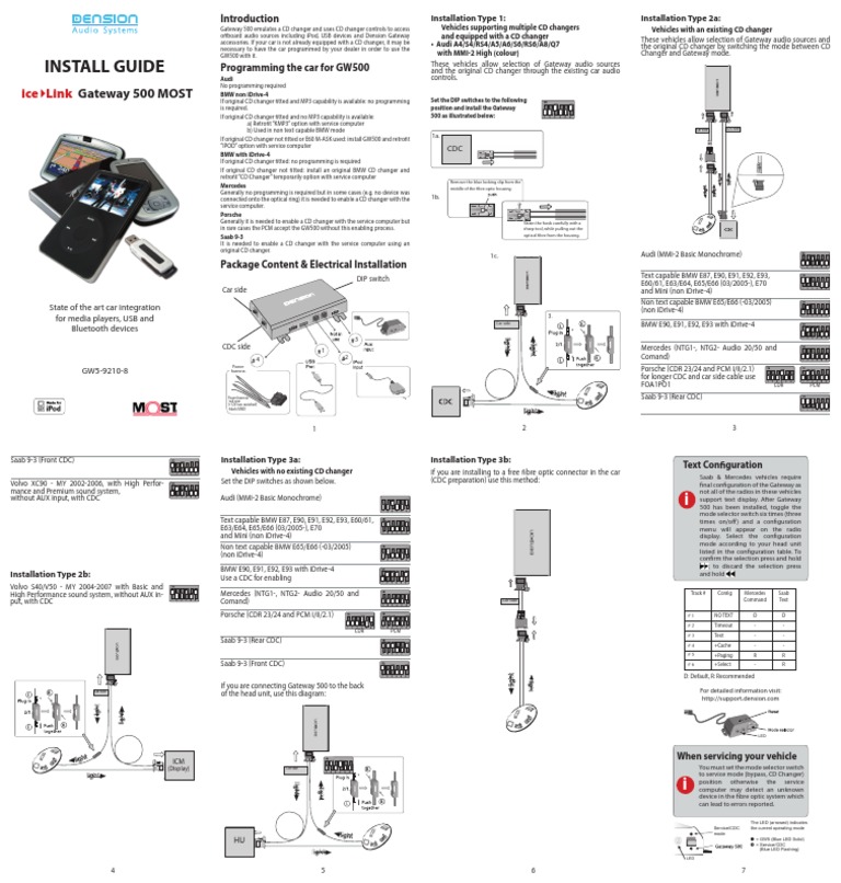 Gateway 500 Installation Guide for Mercedes | PDF | Land Vehicles ...
