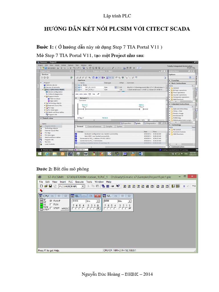 Plcsim Citectscada | PDF