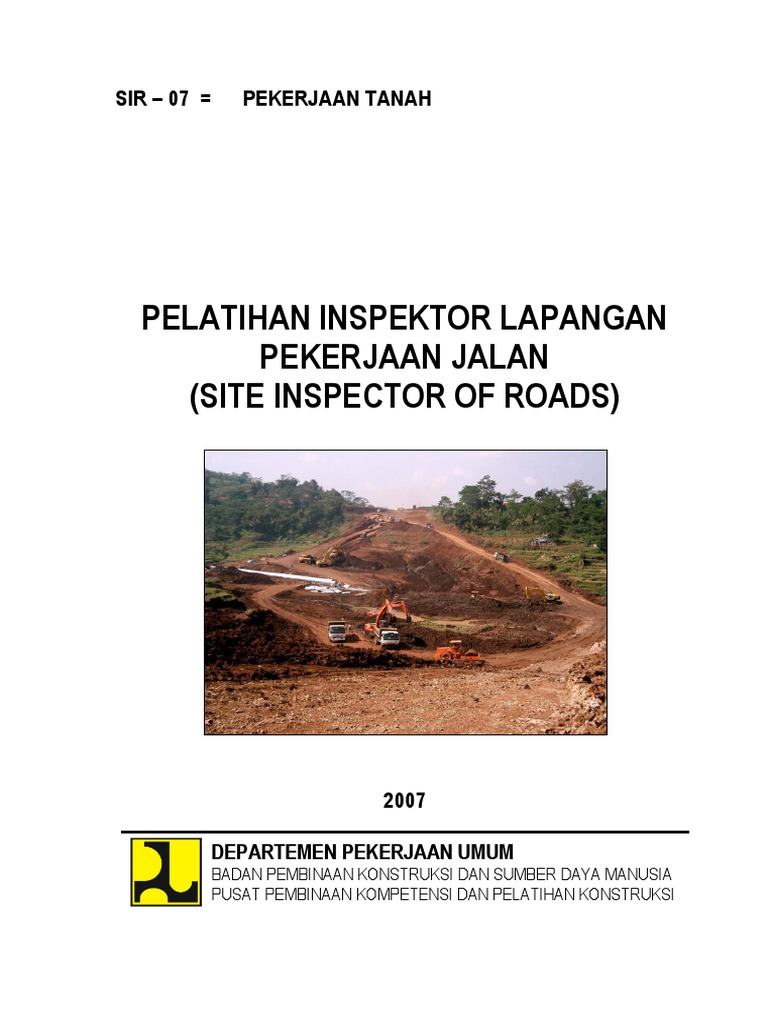 Panduan Pekerjaan Tanah Konstruksi Jalan | PDF