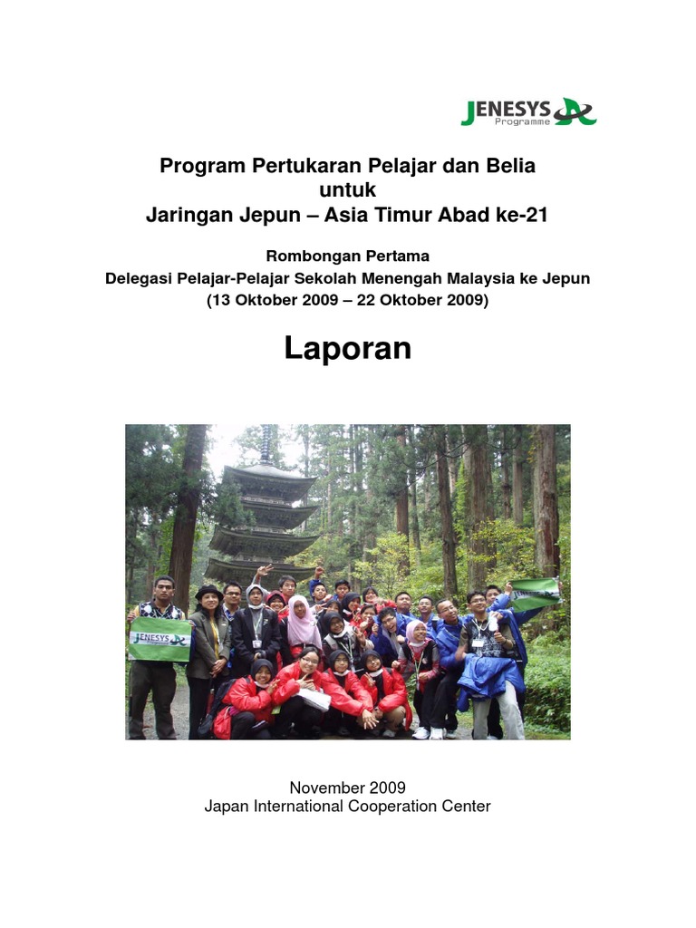 Contoh Lawatan Pertukaran Pelajar PDF | PDF