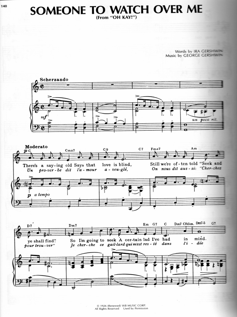 Someone To Watch Over Me PDF | PDF