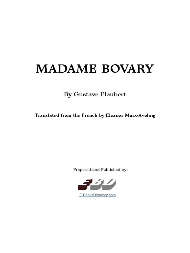 Madame Bovary PDF | PDF