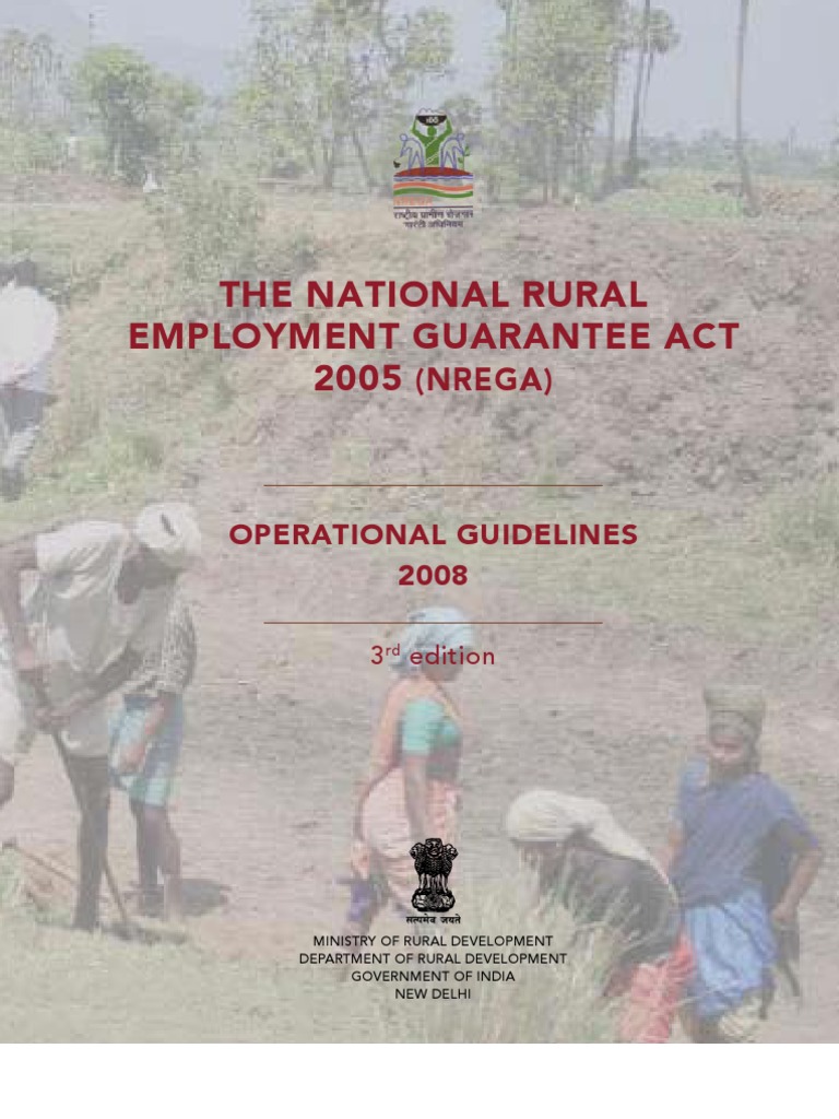 The National Rural Employment Guarantee Act 2005: (Nrega) | PDF ...