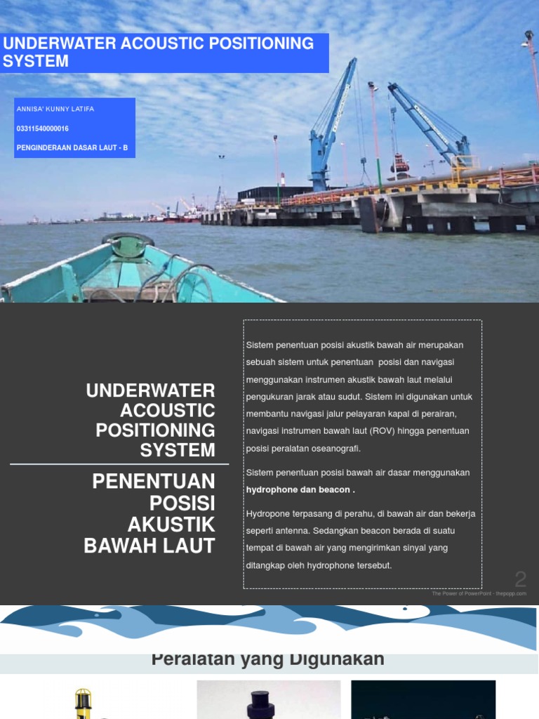 Acoustic Positioning System | PDF