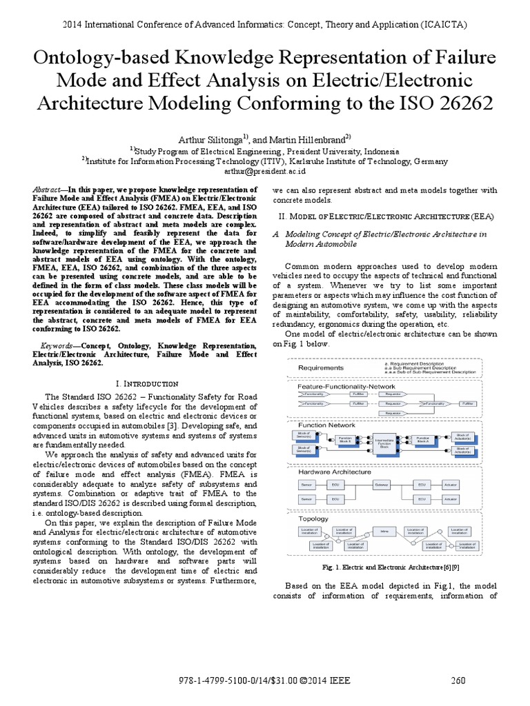 Ontology-Based Knowledge Representation of Failure Mode and Effect Analysis On Electric ...