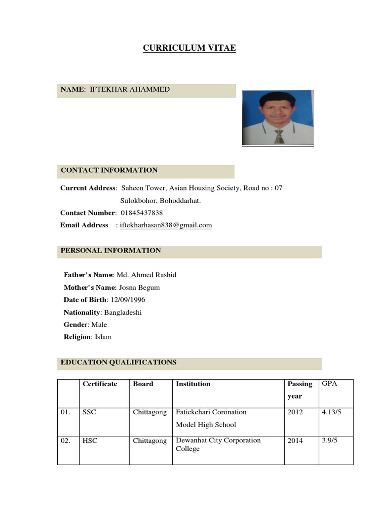 Hasan CV | PDF