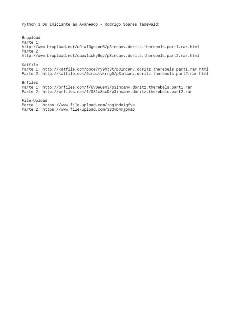 Curso Completo de Python 3 | PDF