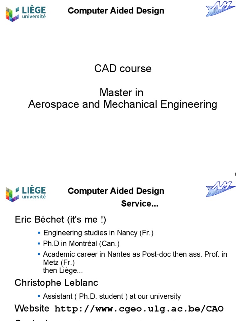 Cad 01 | PDF | Curvature | Curve