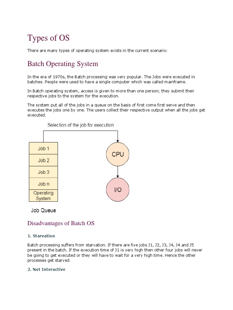 2.types of OS - Javatpoint | PDF