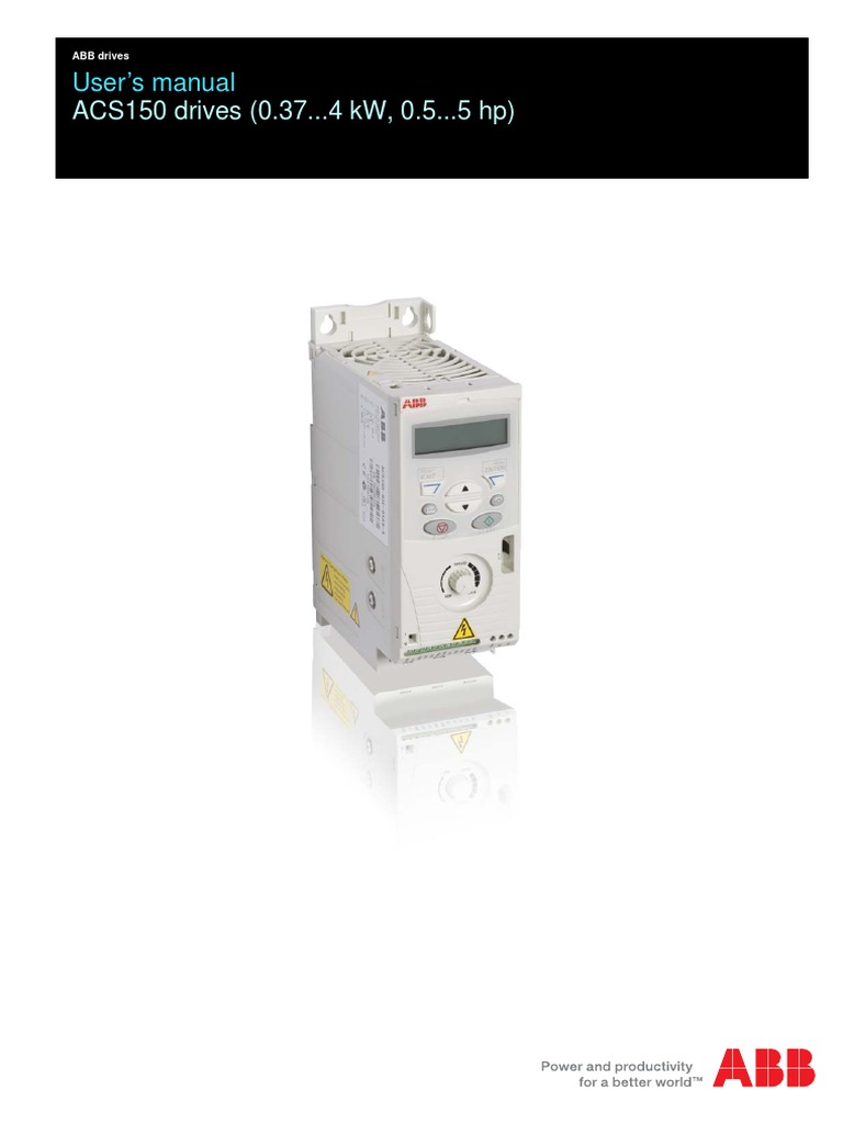 ABB ACS150 Drives User Manual | PDF | Power Inverter | Electrical Wiring